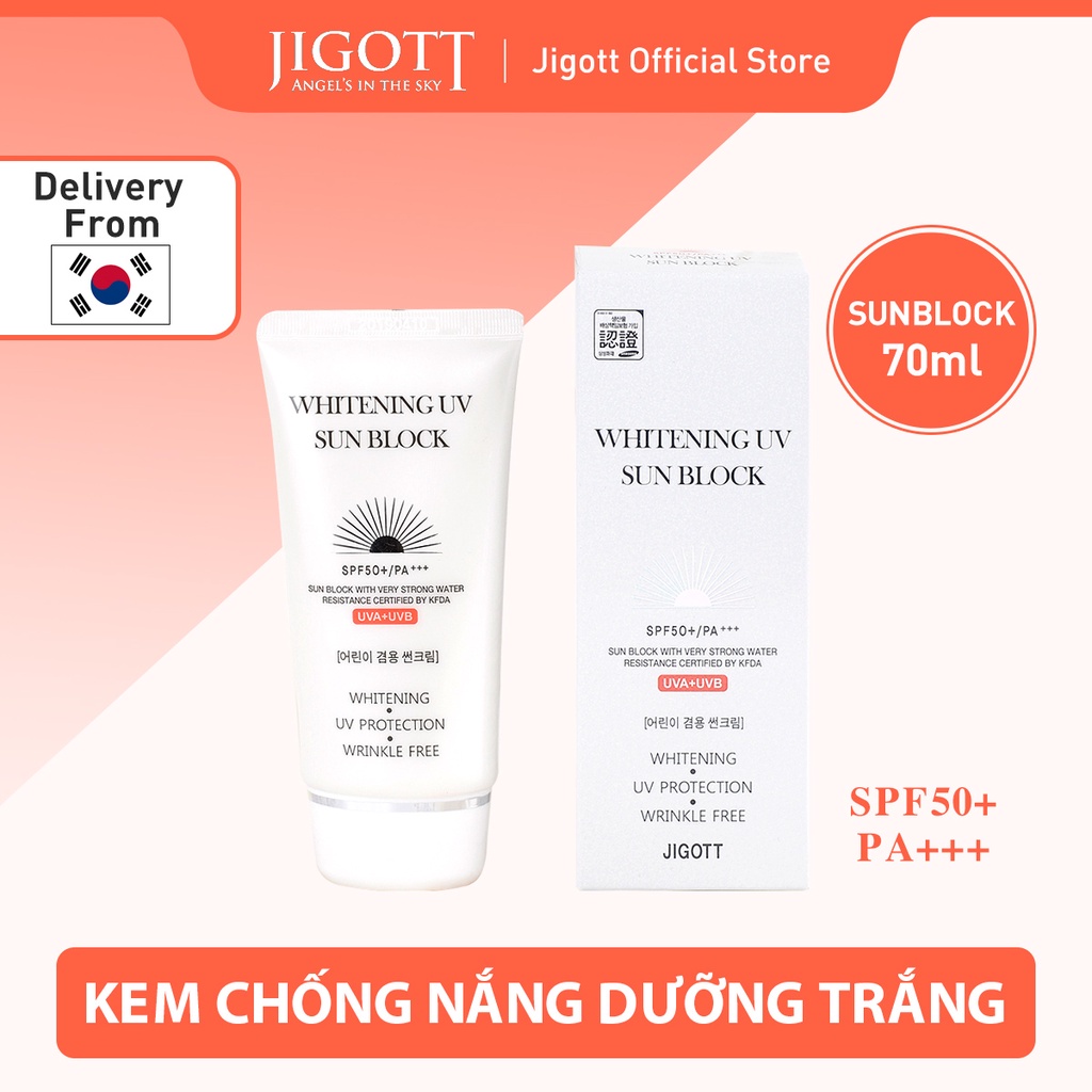 [Korea] JIGOTT Whitening UV Sunblock 70ml | Shopee Philippines