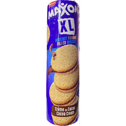 Maxon XL Filled Biscuits Cocoa Cream( 420g) | Shopee Philippines