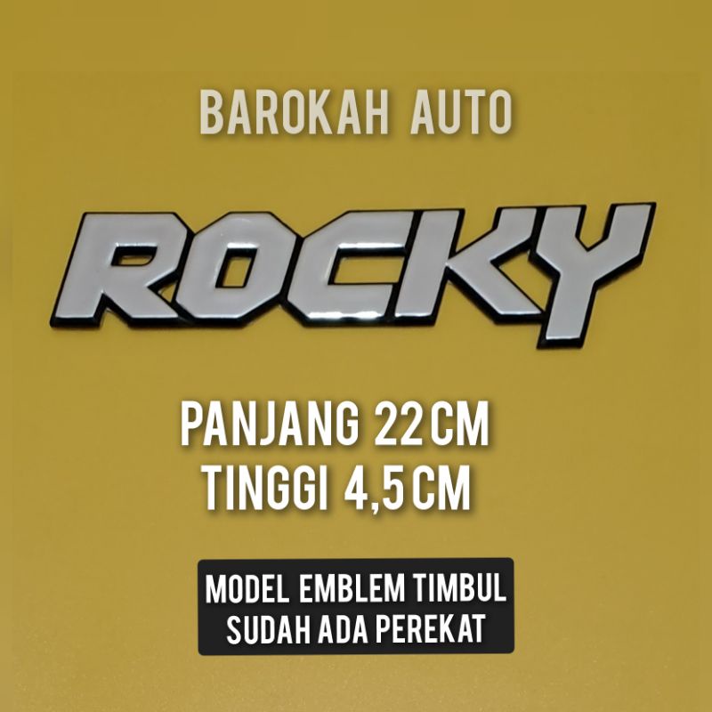 Rocky Big rocky Car logo emblem rocky | Shopee Philippines