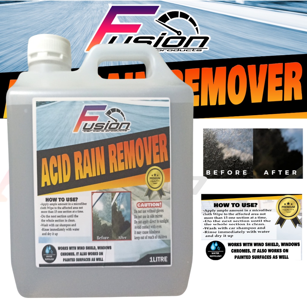 Fusion watermarks remover for car /acid rain remover for windshield ...