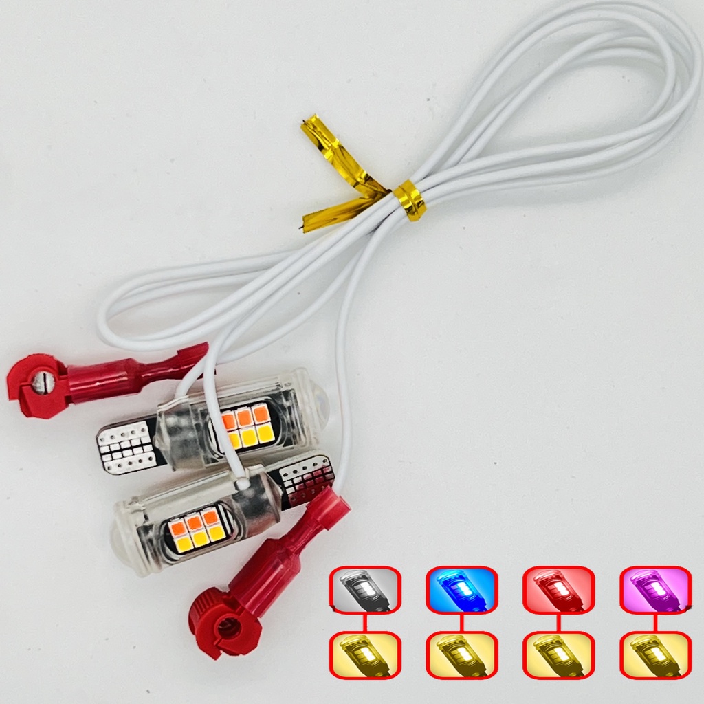 T10 Dual Contact Park Light / Signal Light Color 3030-16smd | Shopee ...