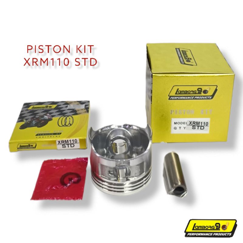 AAA piston kit set xrm110 std/0.25/0.50 high performance | Shopee ...