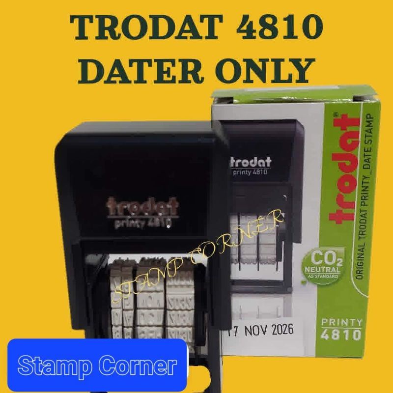 TRODAT DATER 4810 SELFINKING COD | Shopee Philippines