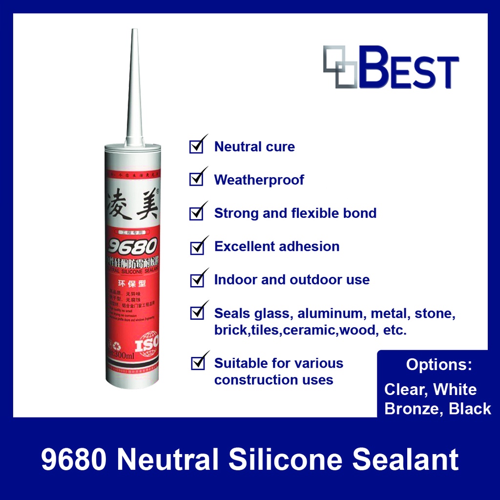 9680 and 995 High Performance Neutral Silicone Sealant (1pc.) | Shopee ...