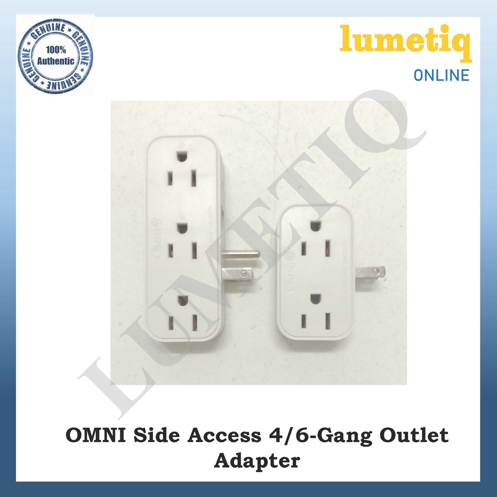 NEW Omni Side Access 4/6-Gang Outlet Adapter | Shopee Philippines