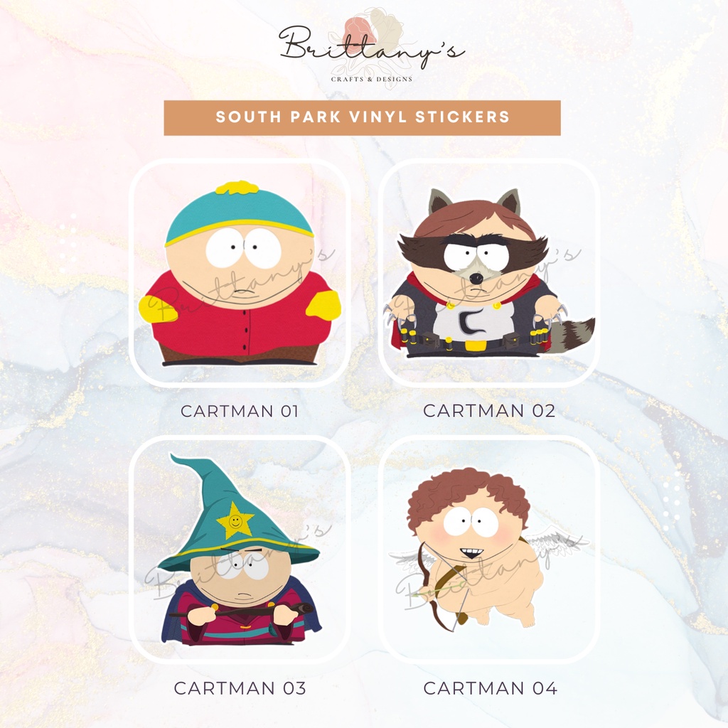 South Park Premium Vinyl Stickers - Eric Cartman (1 of 2) | Shopee ...