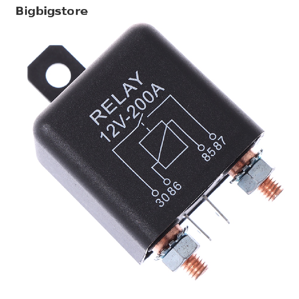 Big 12V 200 Amp Heavy Duty Split Charge/Winch Relay for Car Van Boat 4 ...