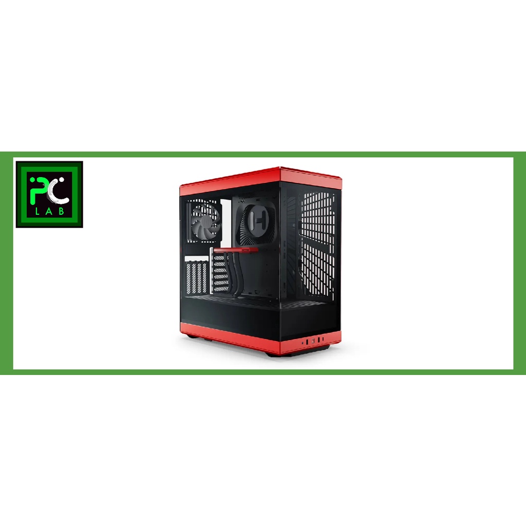 HYTE Y40 with 2x120mm Non-RGB Fans & PCIE40 4.0 Luxury Riser Cable ...