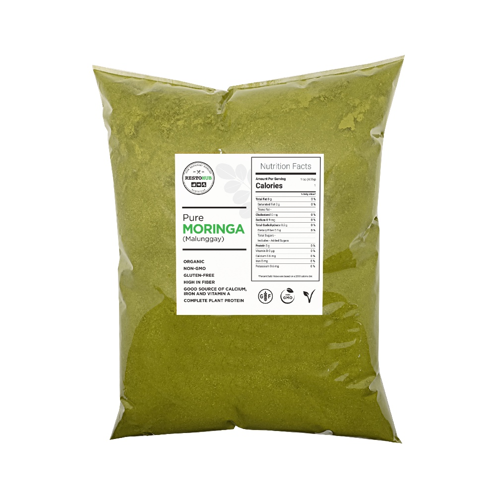 Restohub Organic and Pure Moringa / Malunggay Powder( 1kg)/ Keto / Low ...