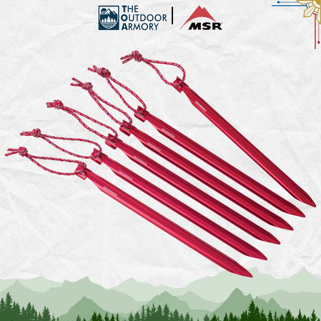 MSR Groundhog Stake Kit V2 | Shopee Philippines