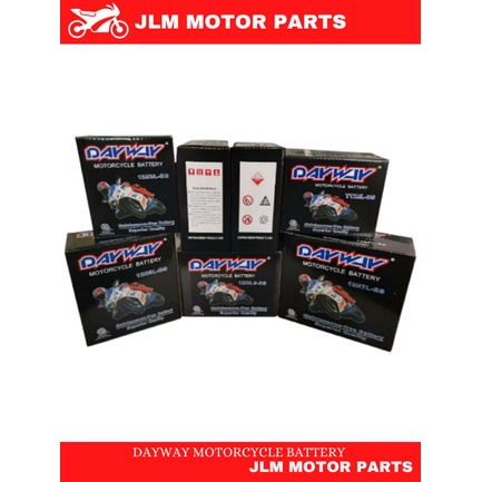 Day Way Motorcycle Battery ( 3L/4L/5L/5A/6.5L/7L/7A/9L) | Shopee ...