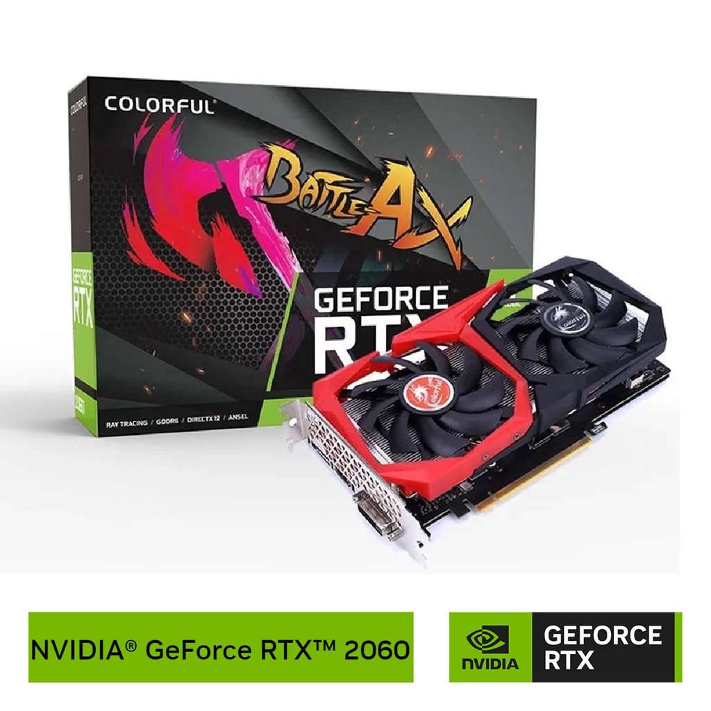 Colorful NVIDIA® GeForce RTX™ 2060 NB 12G-V 12GB GDDR6 Graphic Card ...