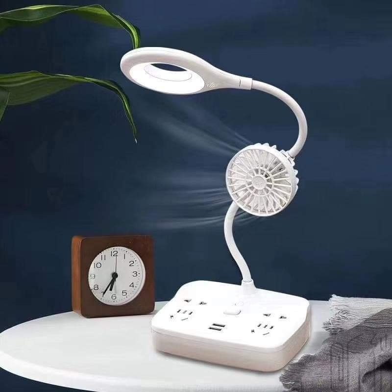 SALE Multi Functional LED Desk Lamp Ring Design Table Lamp Socket Phone ...
