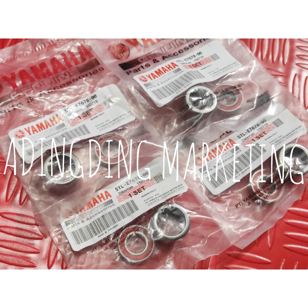 (AM) Pulley (5TL)/Torque Drive Bearing Set for Yamaha Mio Sporty MXI125, Fino, Soul i115, Nouvo ...