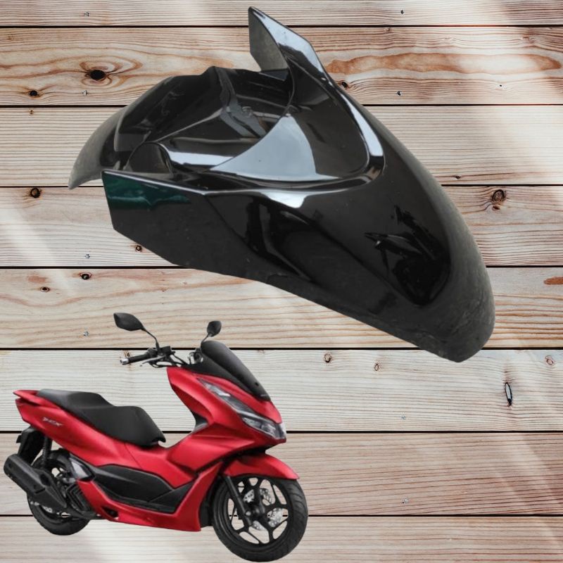 PUTIH MERAH HITAM Honda PCX 160 new K1Z front fender front fender black ...