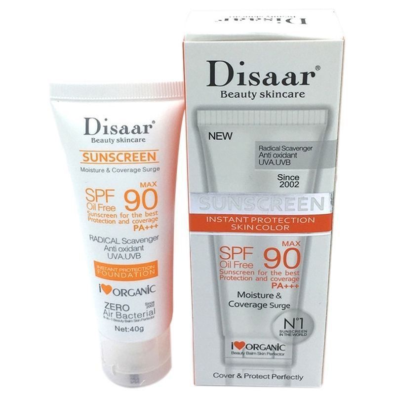 40g SPF 90+ DISAAR Skin Care Sunscreen Cream Waterproof Lasting | Shopee Philippines