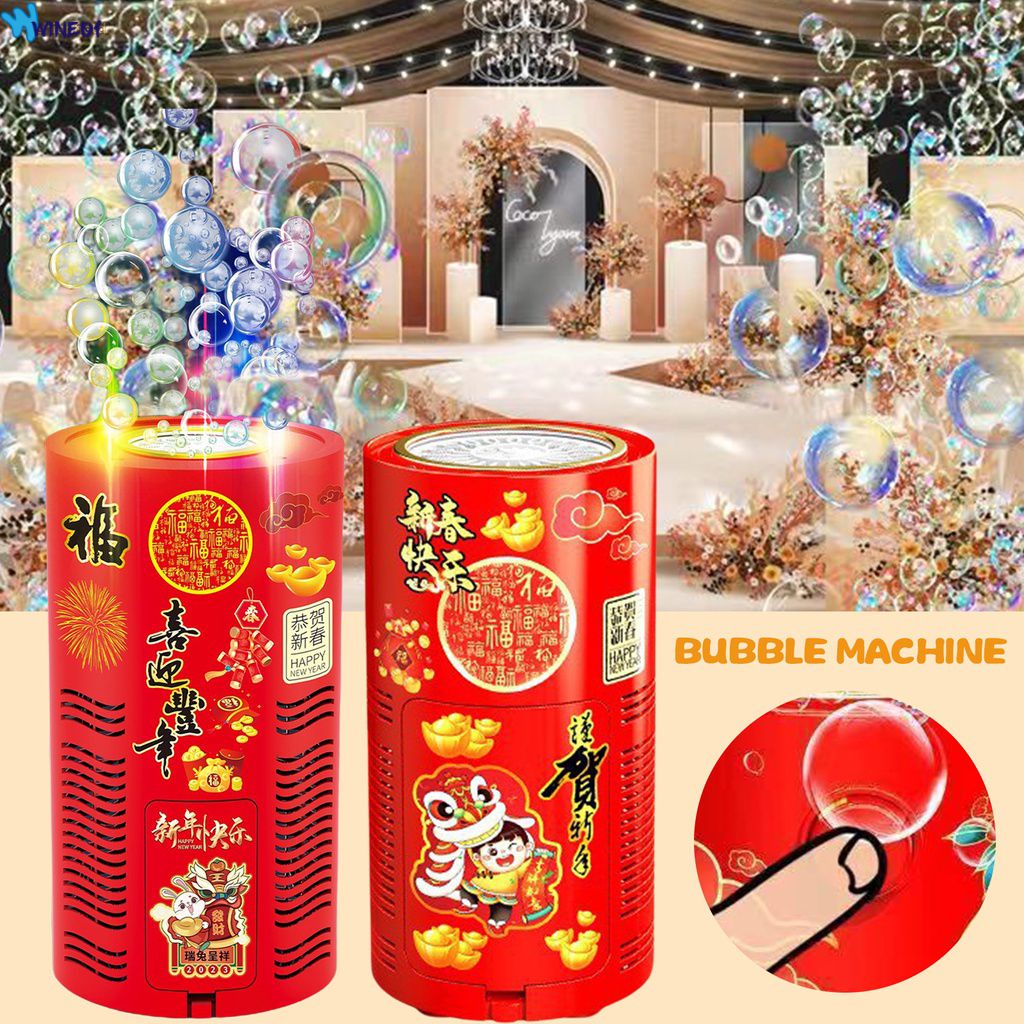 Automatic Fireworks Balloon Machine Soap Bubble Shooter Speaker With ...