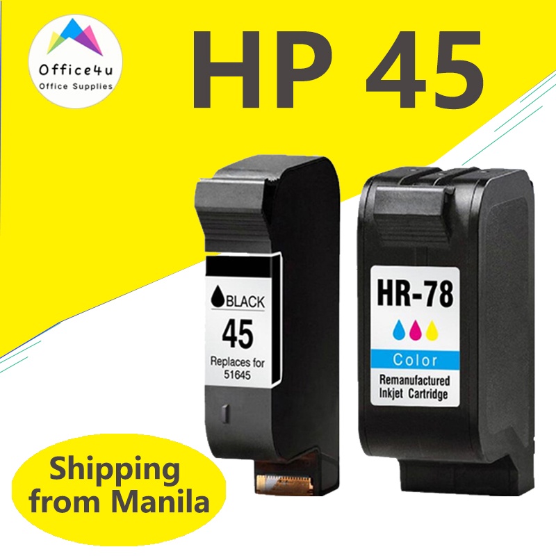 For HP45 HP78 ink HP 45 HP 78 For HP deskjet 1220c 3820 3822 6122 6127 ...