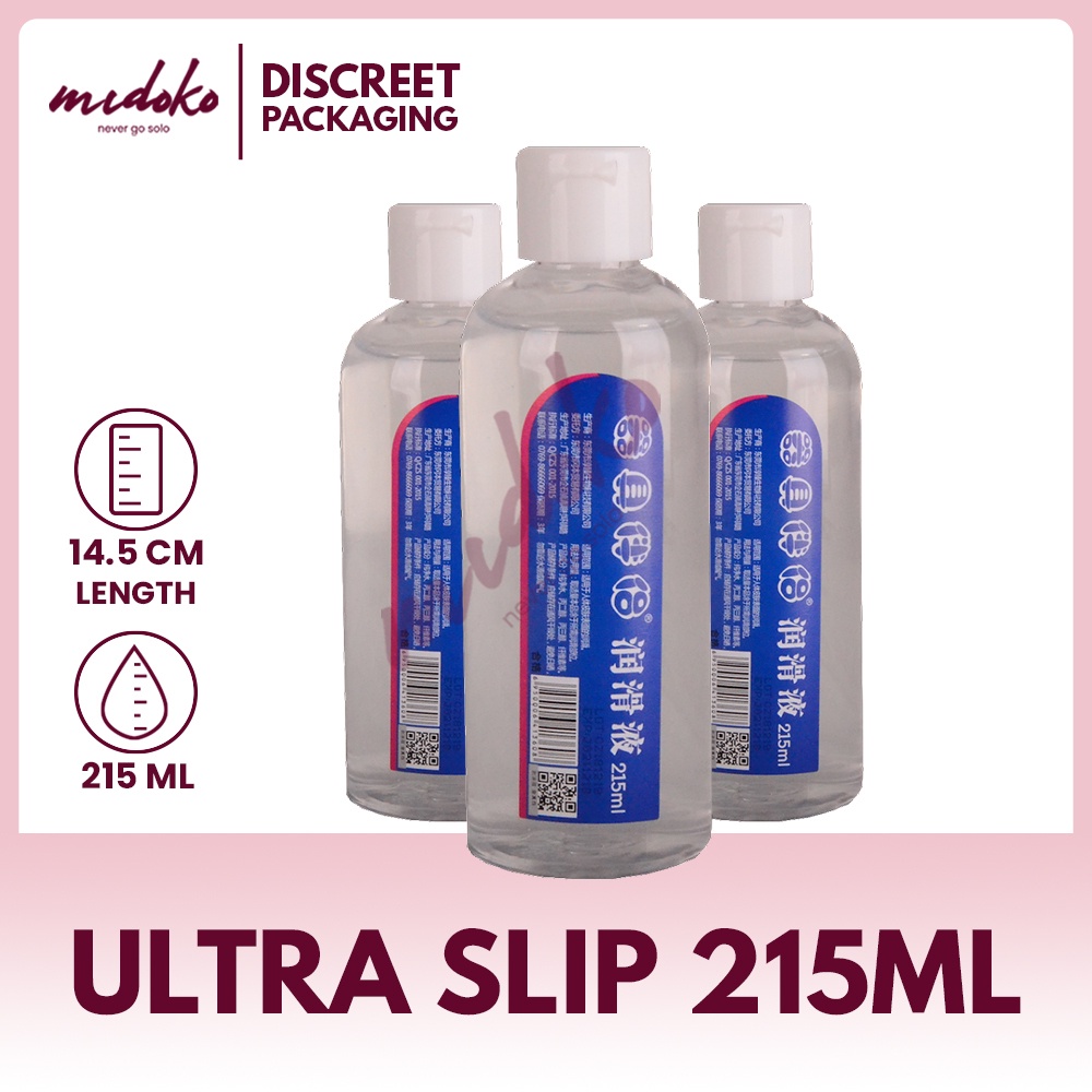 Midoko Ultra-Slip Human 215ml Water-Based Colorless Sex Lubricant | Shopee Philippines
