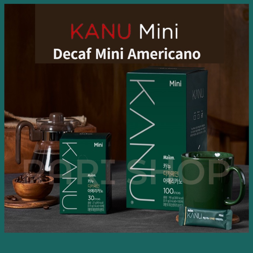 [KANU] Decaf Mini Americano (10T l 30T) Maxim Kanu Mini | Shopee ...