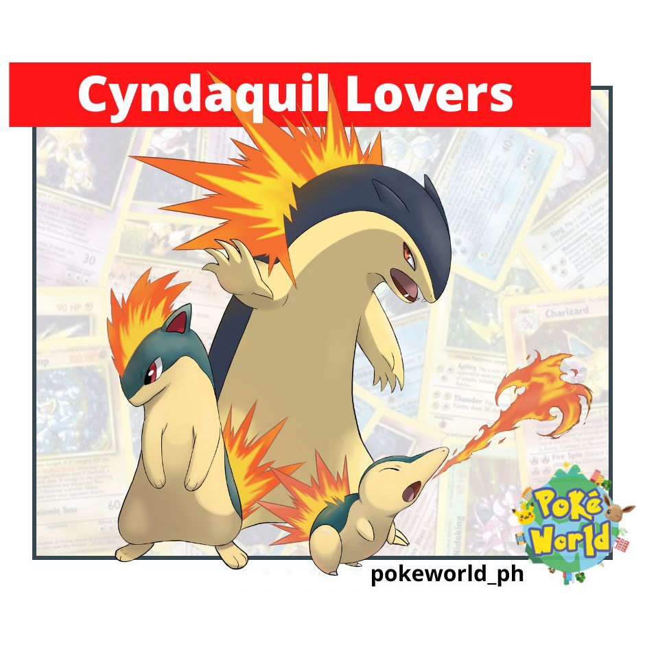 Cyndaquil Quilava Typhlosion - Pokemon Starters (Fire Type) - Singles ...