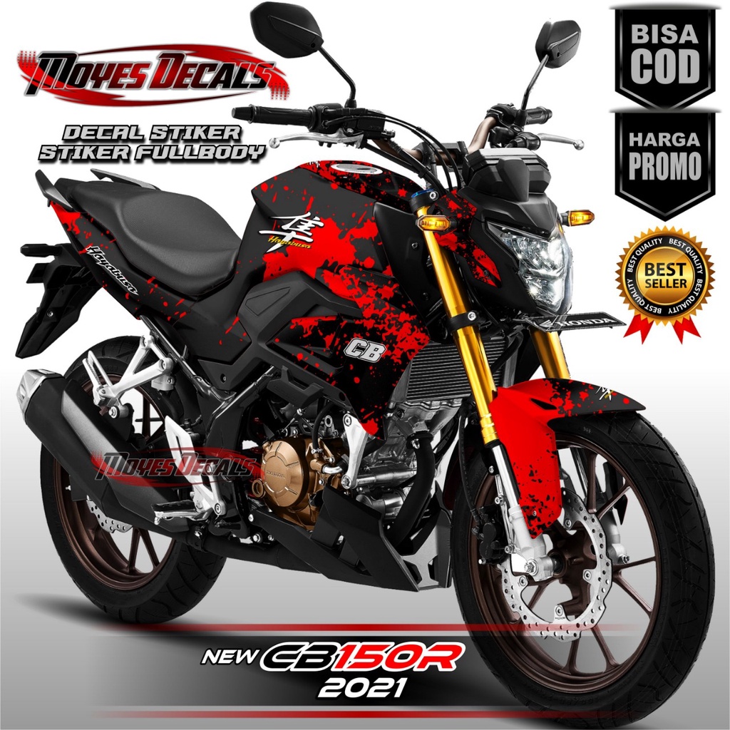 MERAH Pay on delivery - decal new cb150r 2021 full body sticker for cb ...
