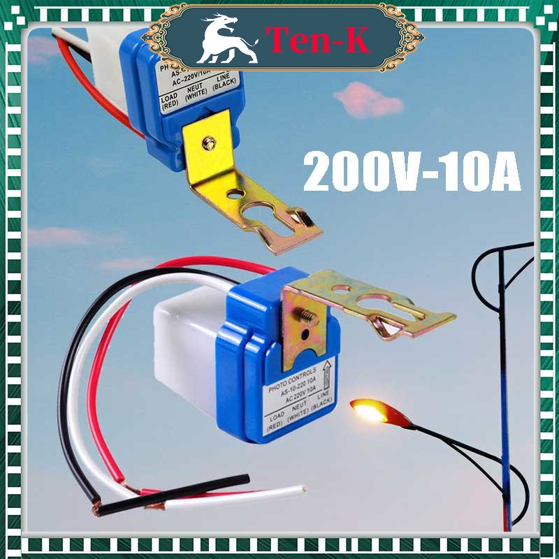 Photocell Sensor Automatic Switch Day Night 220V 10A | Shopee Philippines