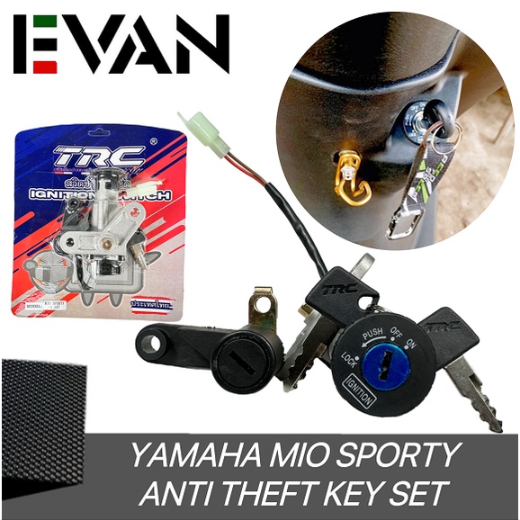 Yamaha Mio Sporty Anti Theft Key Set For Motorcycle | Shopee Philippines
