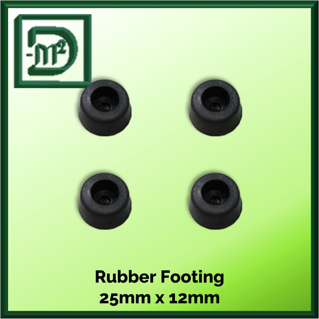 Rubber Footing 25mm x 12mm (4-8pcs) | Shopee Philippines