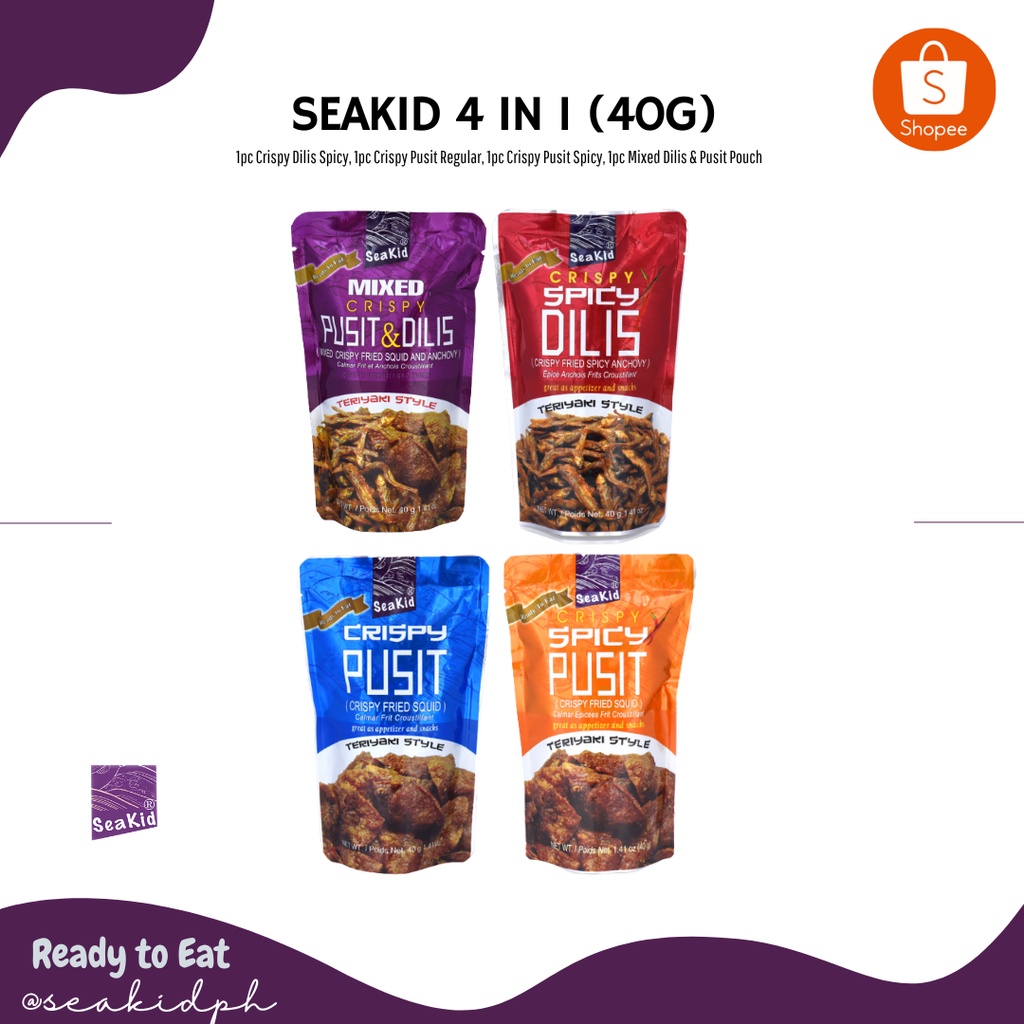 Seakid 4 in 1 in Pouch 40g | Shopee Philippines