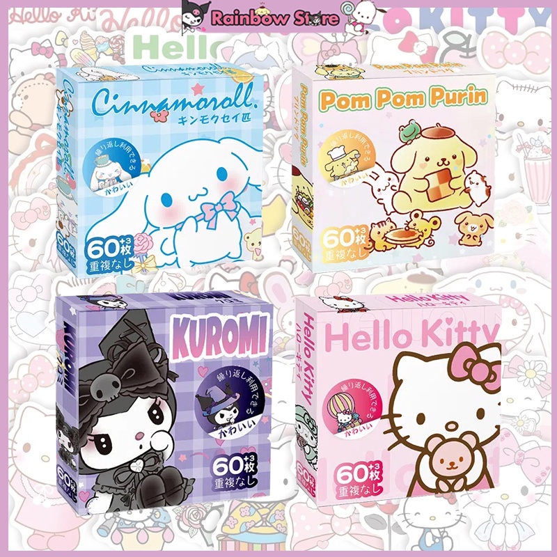 Sanrio Handbook Sticker Kuromi Corn Dog Pudding HelloKitty Hello Kitty ...
