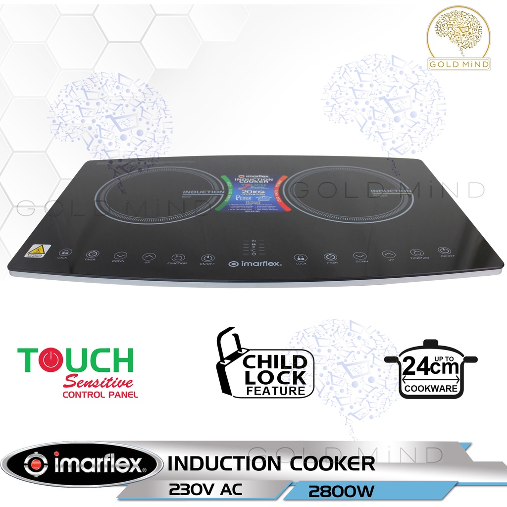 Imarflex Induction Cooker Child-Lock Function 2800W | Shopee Philippines