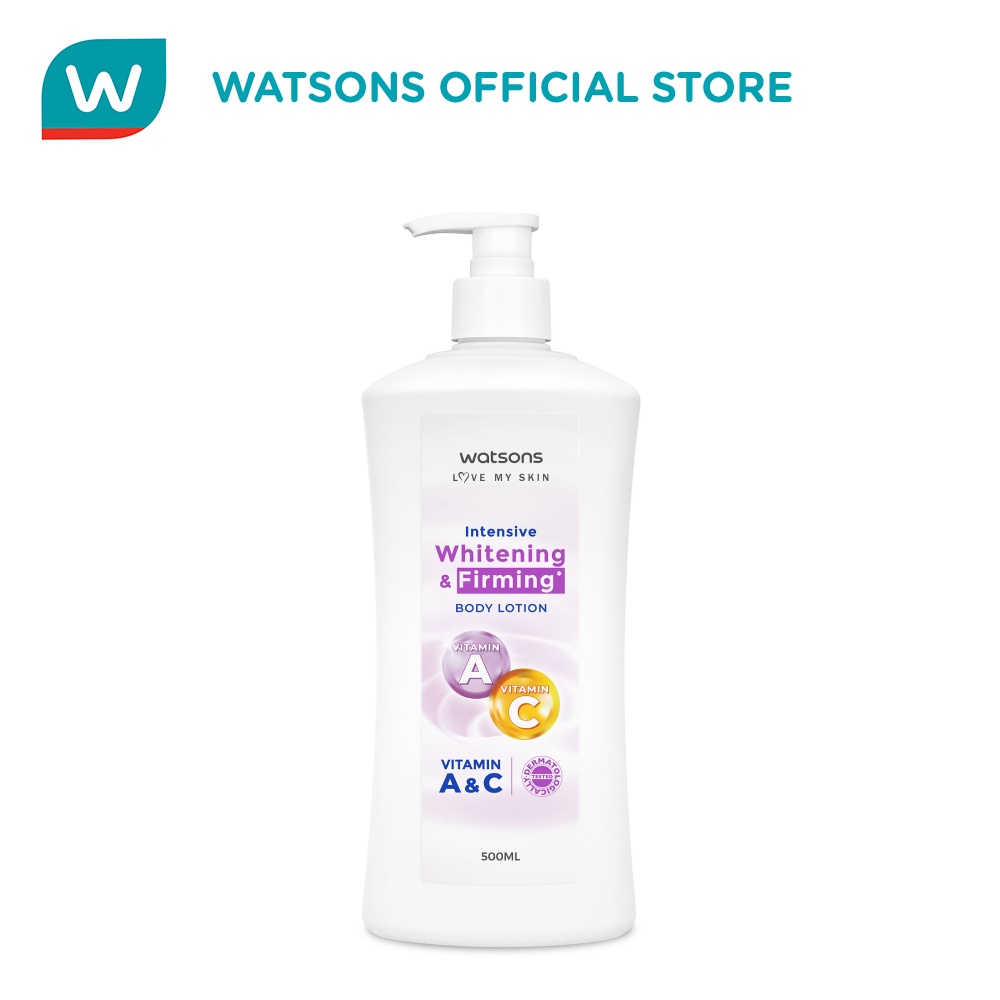 WATSONS Intensive Whitening and Firming Body Lotion 500ml | Shopee ...