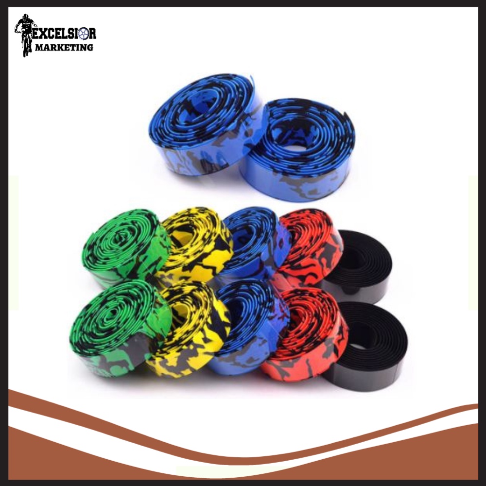 1 Pair Handle Bar Tape Road Bike Drop Bar Tape for Fixie with Bar Plugs ...