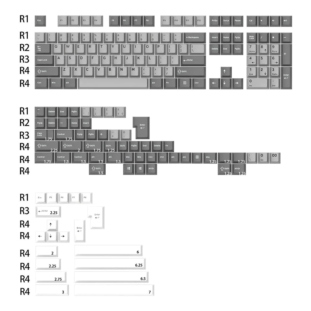 GHOST JUDGES GJ INTERSTELLAR CHERRY PBT DOUBLESHOT KEYCAP FOR MX ...