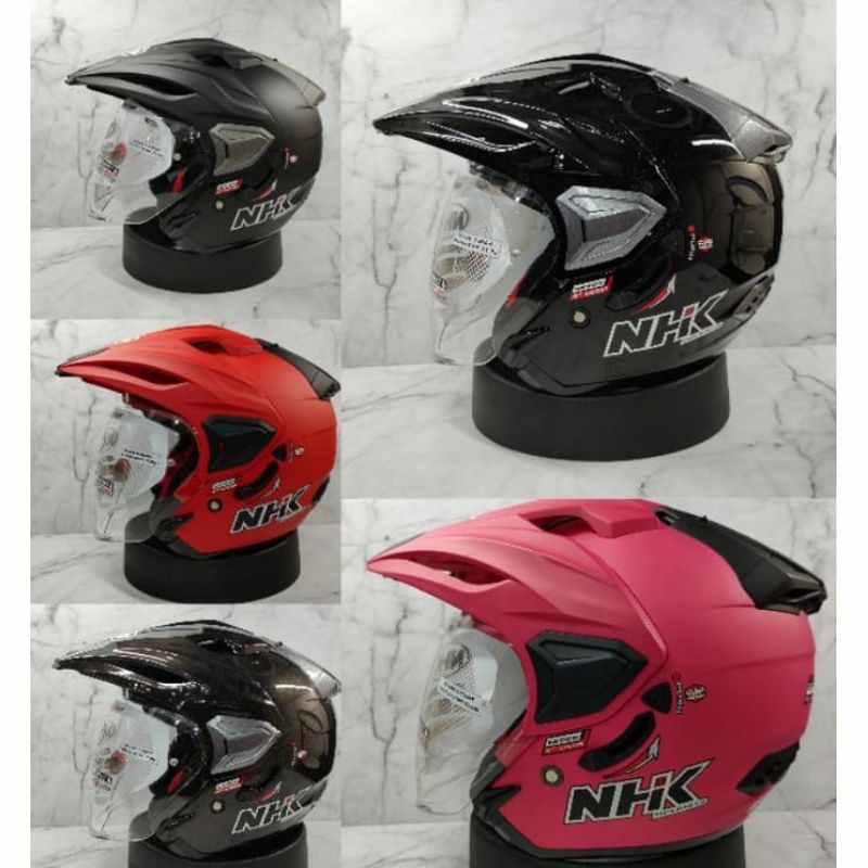 NHK PREDATOR CRIPSTON DOUBLE VISOR PULL COLOR HELMET | Shopee Philippines