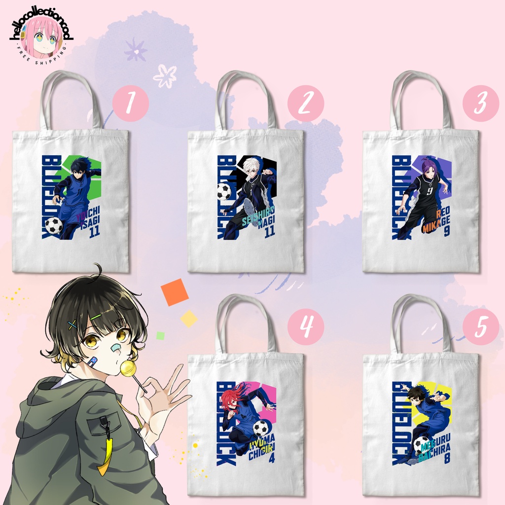 Blue Lock - Solo Anime Tote Bag Canvas hellocollectioncod | Shopee ...