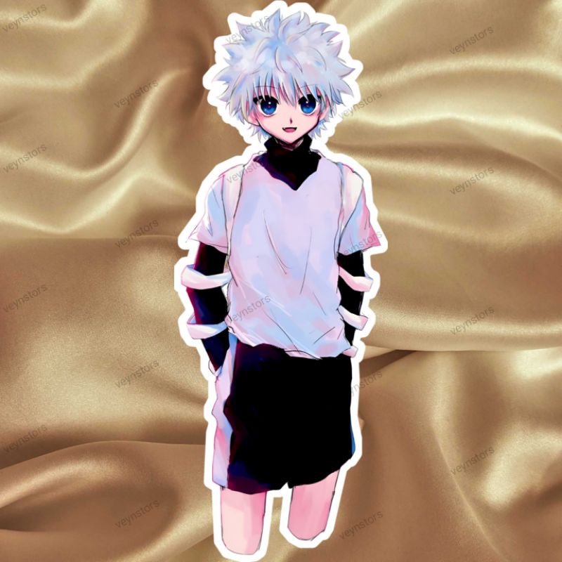 HUNTER X HUNTER KILLUA ZOLDYCK LAMINATED VINYL STICKER | Shopee Philippines