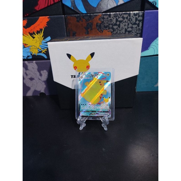 Pokemon TCG Celebrations Surfing Pikachu 009/025 w/ Toploader | Shopee ...