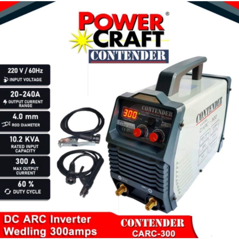 CONTENDER Arc Inverter Welding Machine 300A CARC300B | Shopee Philippines