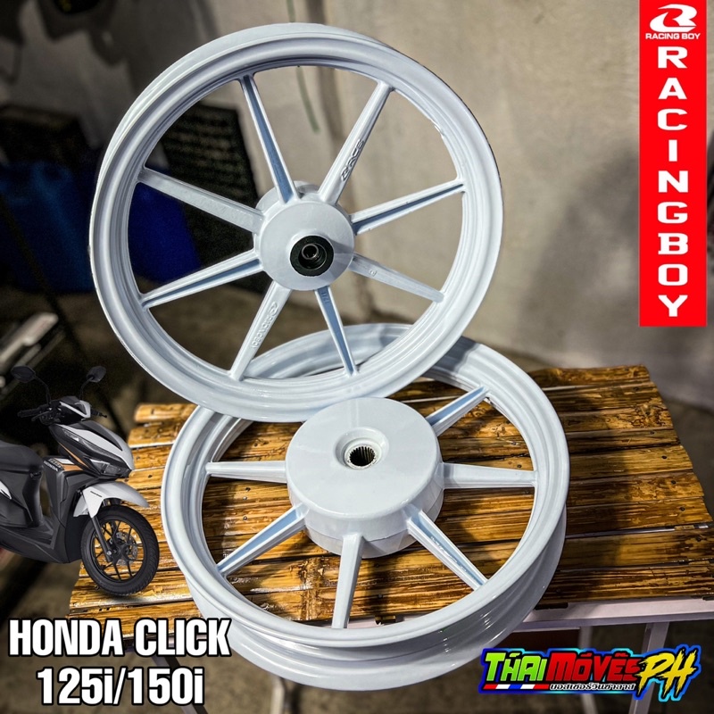 RACING BOY Mags 8 Spokes for HONDA CLICK 125i/150i | Shopee Philippines