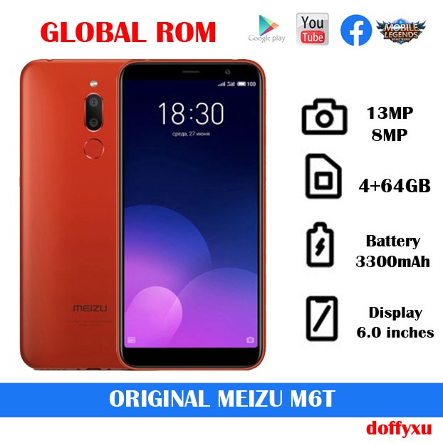 Meizu M6T 3/32GB Global Rom Original | Shopee Philippines