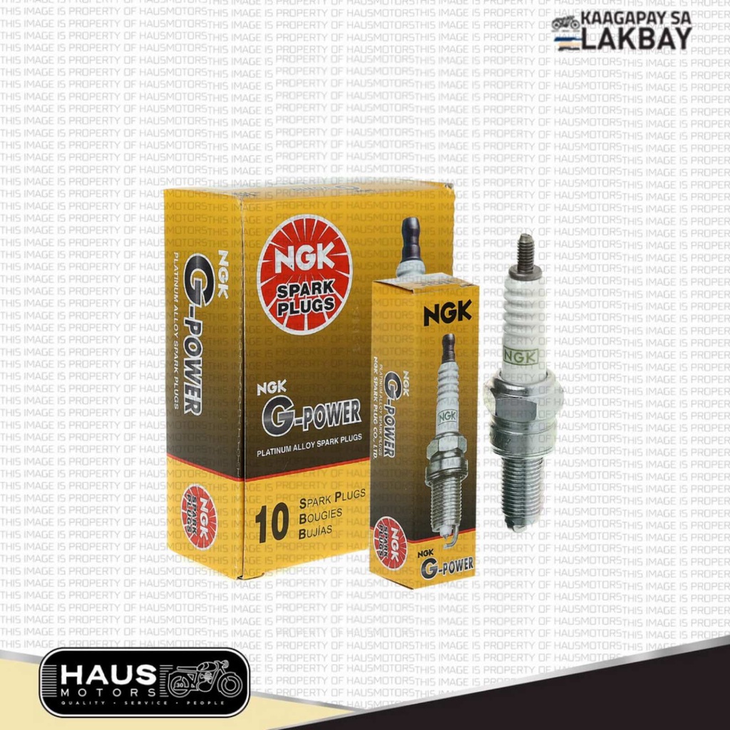 NGK SPARK PLUG G-POWER CPR6EAGP-9 FOR WAVE 125, DREAM 125, XRM 125 ...