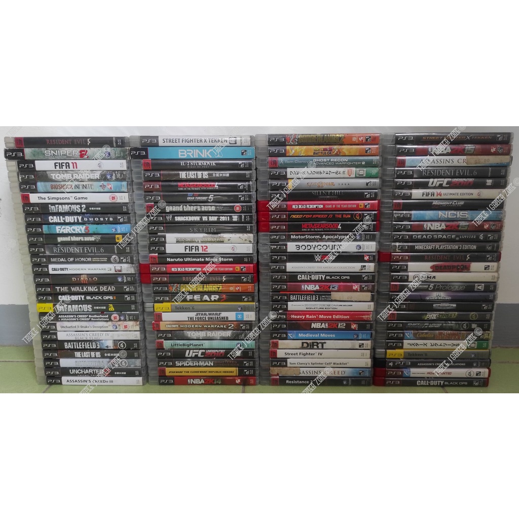 PS3 Playstation 3 Original CD Game Games ( Batch 4 ) | Shopee Philippines