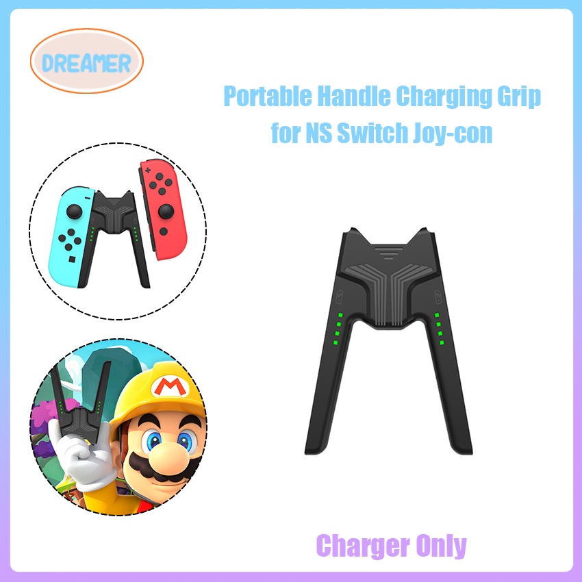 Nintendo Switch OLED Joy-con Wireless Charging Grip Gaming Controller ...