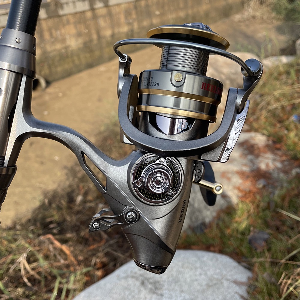 Double Brake System Front and Rear Drag 5.5:1 High Speed Gapless Carp ...