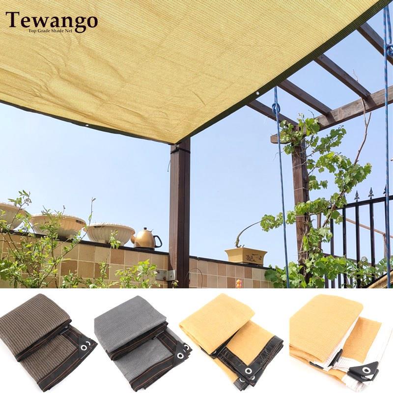 4 Colors 2x2m~3x4m 85% Anti-UV Outdoor Patio Rectangle Sun Shade Net ...