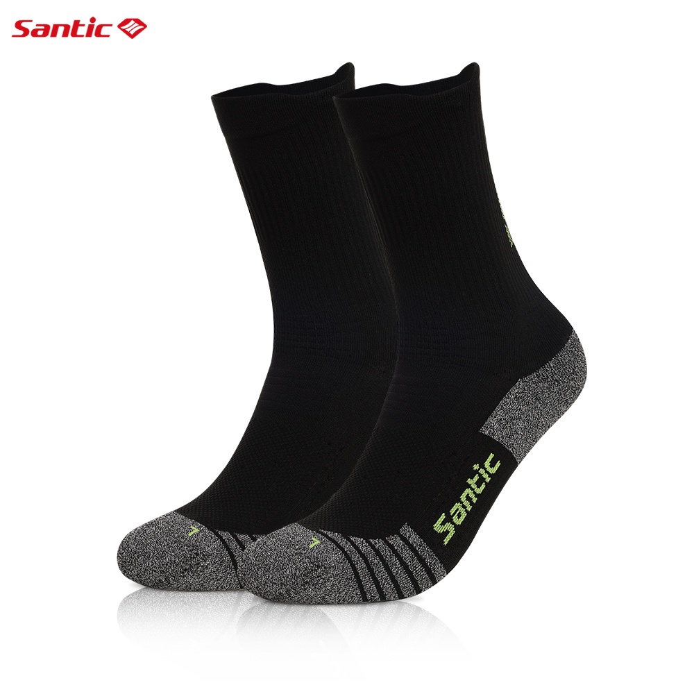 Santic Men Cycling Socks Breathable Anti-sweat Sports Socks Running MTB ...