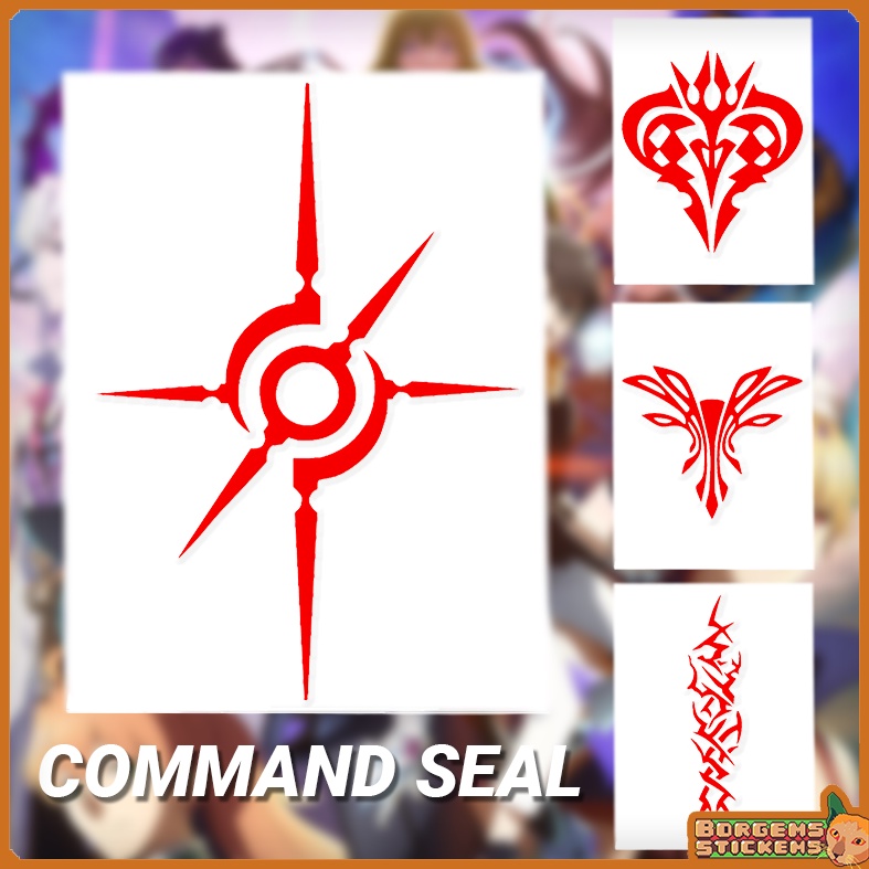 [DECAL] FGO Alice, Kiara, Kirschtaria, Kirei Command Seal VINYL STICKER ...