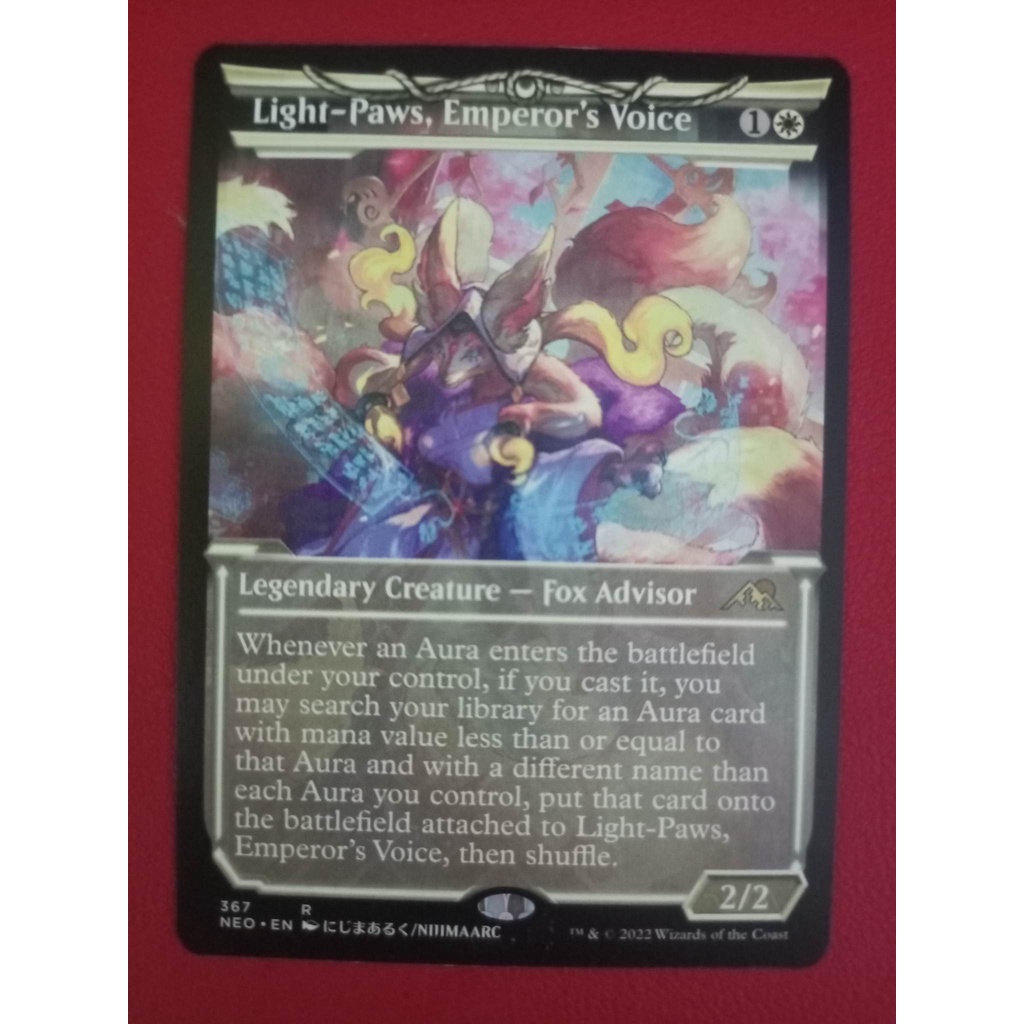 MTG Magic: The Gathering - Light-Paws, Emperor's Voice [NEO] | Shopee ...
